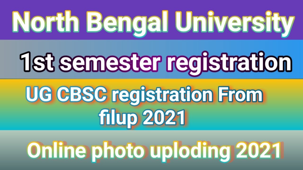 #nbu #exam #com 1st semester registration form filup online | All ...