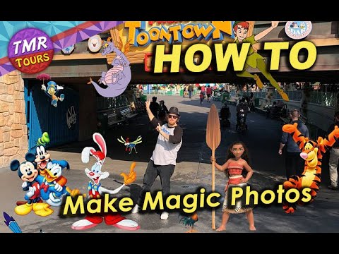 HOW TO Make Disney Magic Photos | Disney PhotoPass | Disney Characters ...