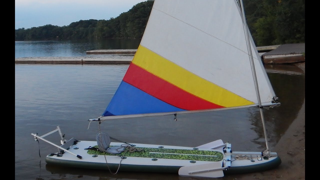 Sportfish Inflatable Sailboard by SailboatsToGo & Sea Eagle - YouTube