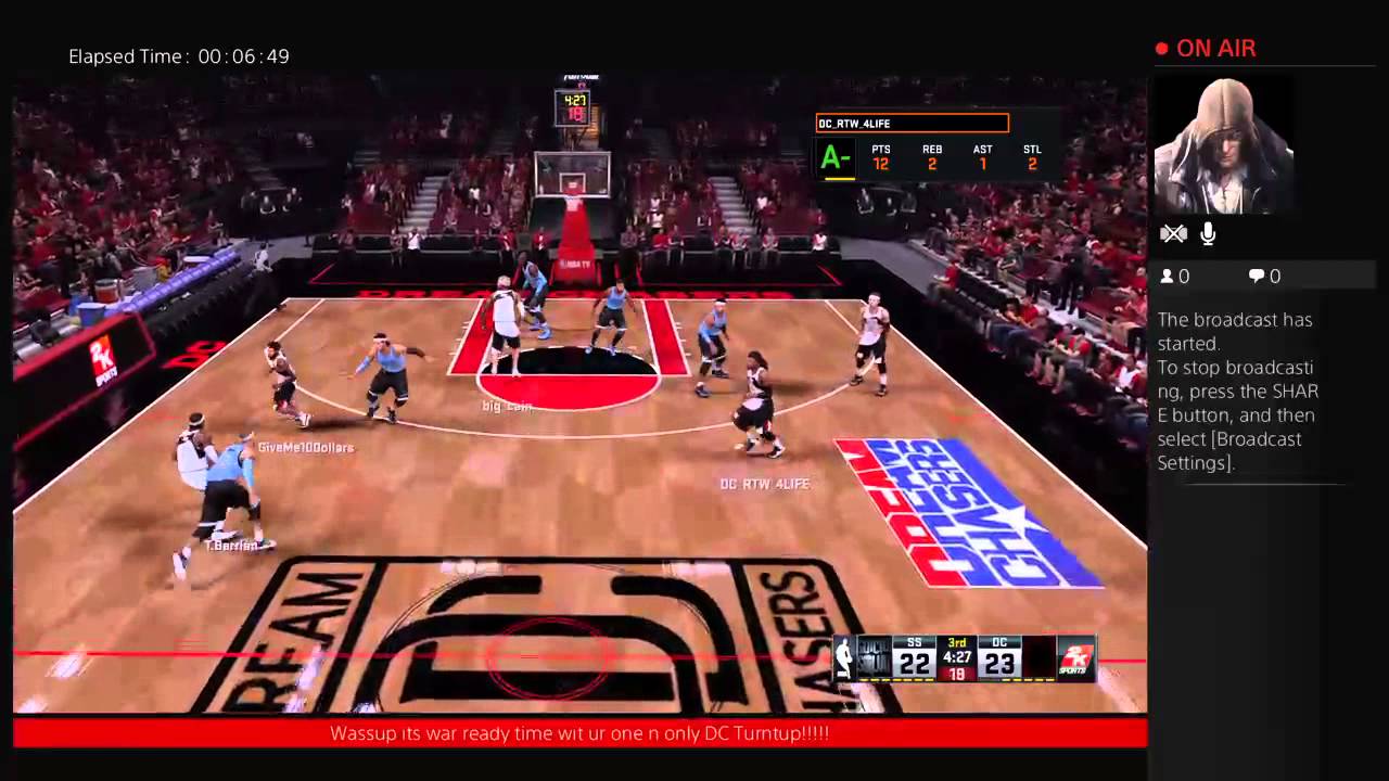 DC NBA 2k16 MyPark Jamming pt2 - YouTube