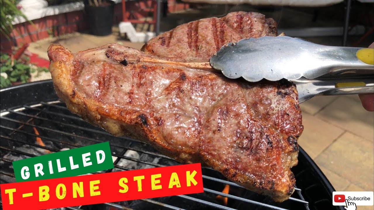JUICY GRILLED T-BONE STEAK OVER THE FIRE | John Relihan - YouTube
