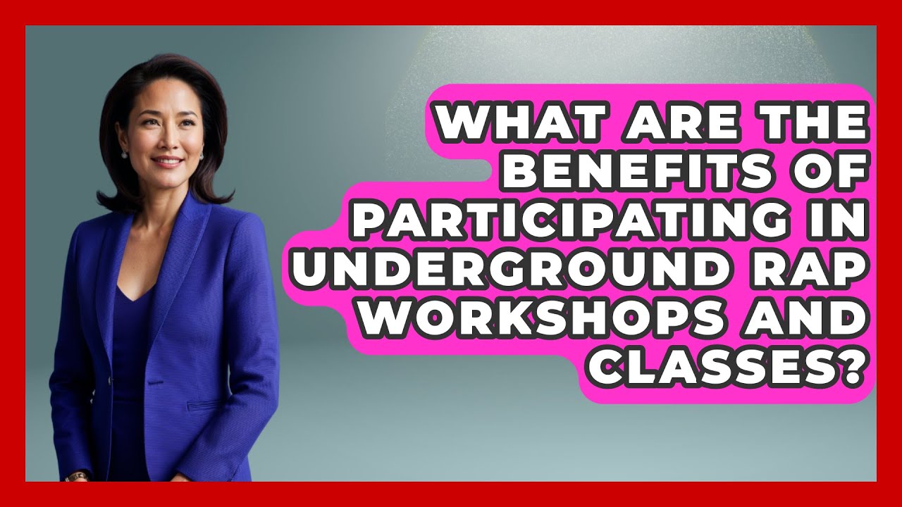 What Are the Benefits of Participating in Underground Rap Workshops and Classes? | Hip Hop Gurus ...