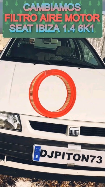 Cambiamos Filtro Aire Motor Seat Ibiza 1.4 6K1 año 95 #automobile #seat #seatibiza6k #mecanica# ...