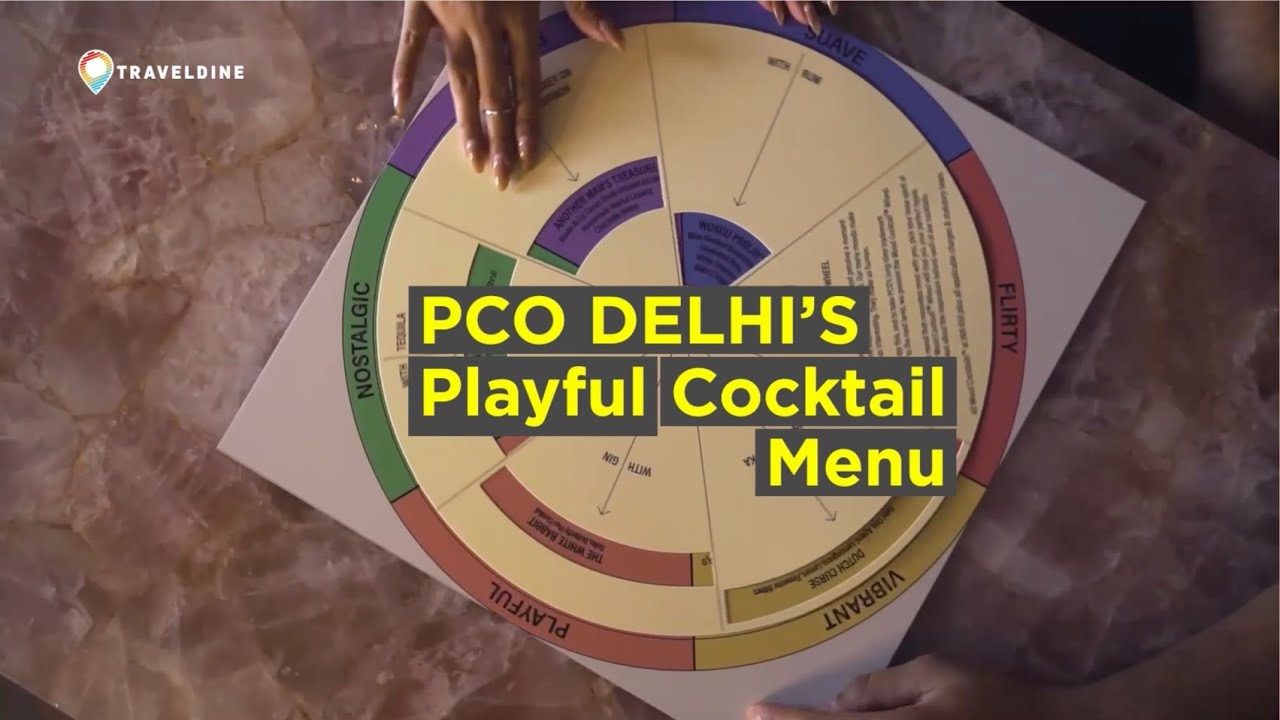 Explore the Playful Cocktail Menu | PCO Delhi - YouTube