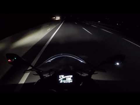 kawasaki ninja 1000sx nacht fahrt gece sürüşü