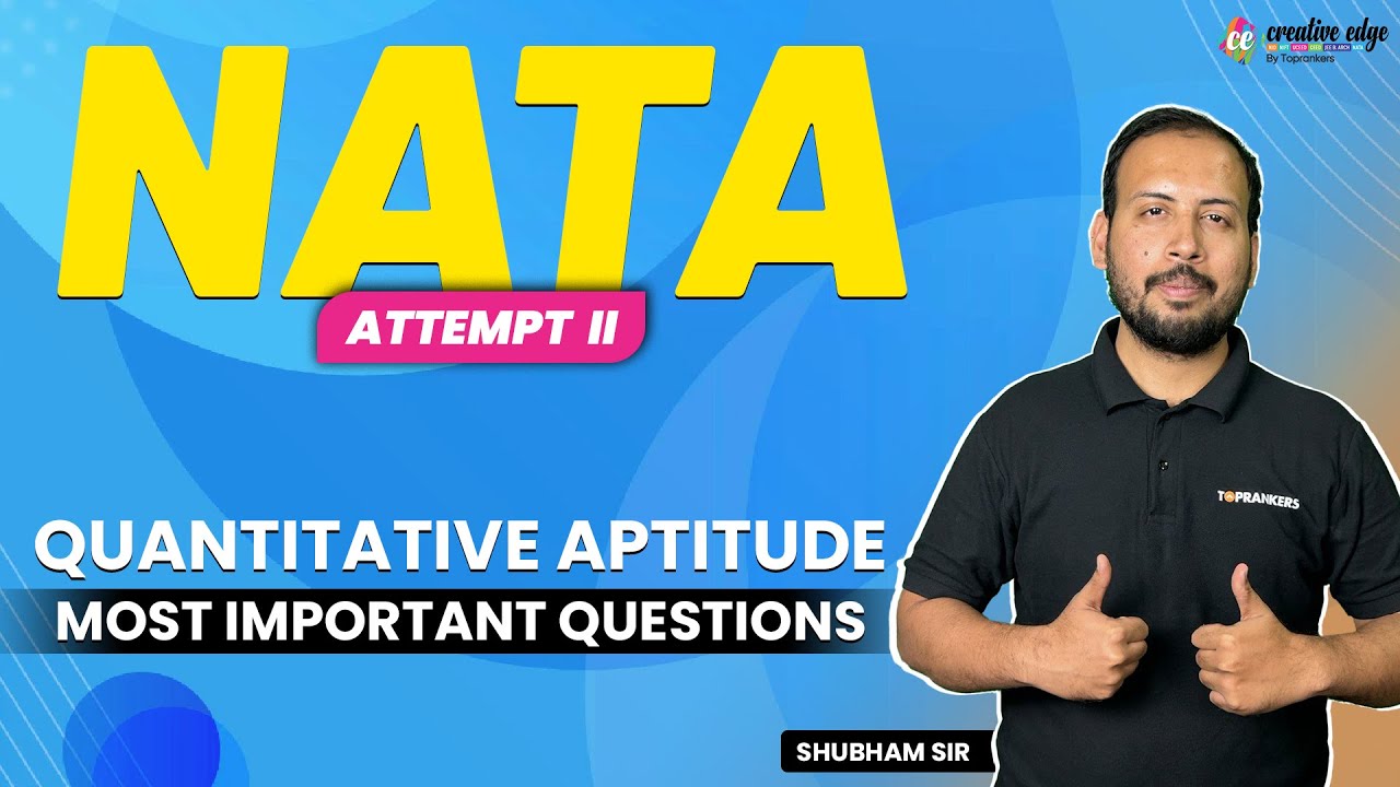 NATA 2023 Exam Preparation | NATA Quantitative Aptitude Most Important ...