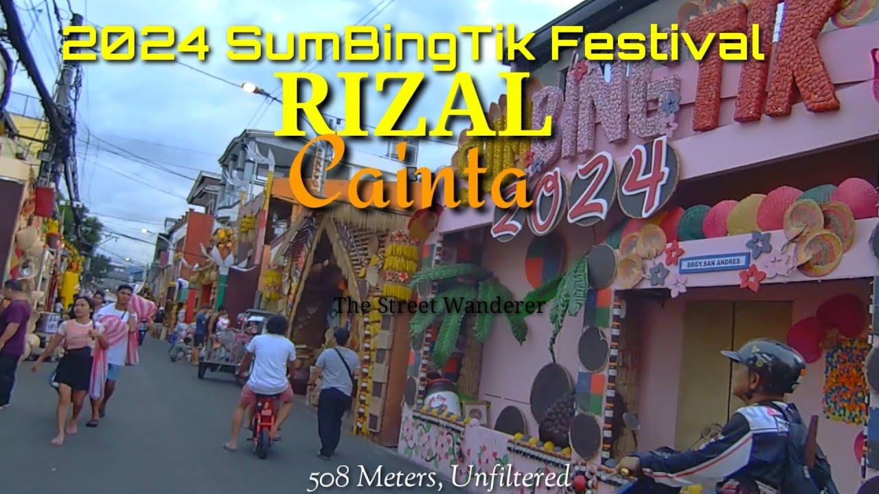 2024 SUMBINGTIK FESTIVAL in Cainta, Rizal in the Philippines - YouTube