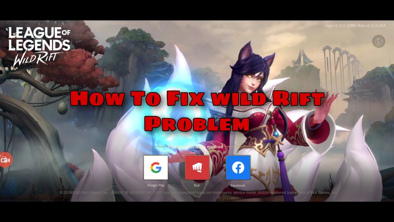How To Fix League of Legends: Wild Rift | Login Problem in Middle East ...