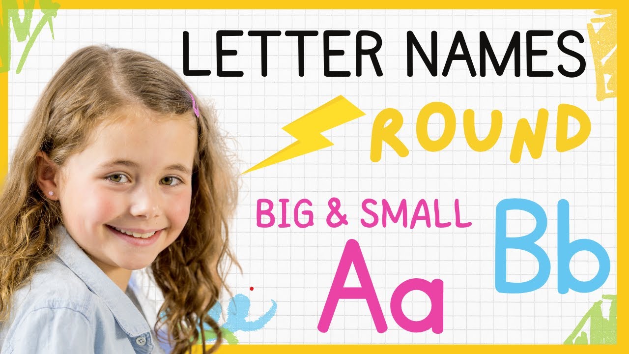 Learn Letter Names - Fast flash cards - Review - Upper & Lowercase ...