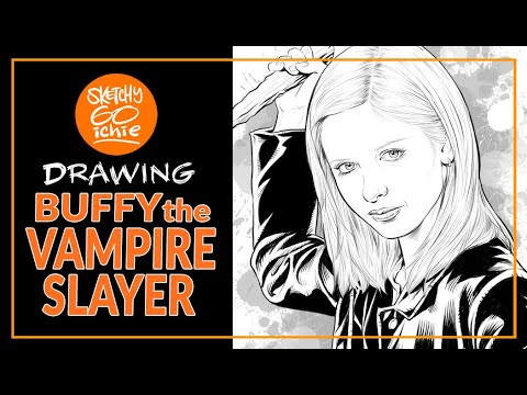 How to Draw Buffy The VAMPIRE SLAYER - YouTube