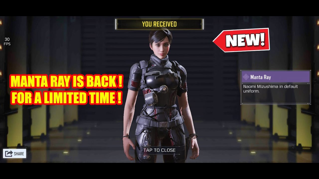 *NEW* How to Get MANTA RAY in COD Mobile 2021 | Days of Summer Crate ...