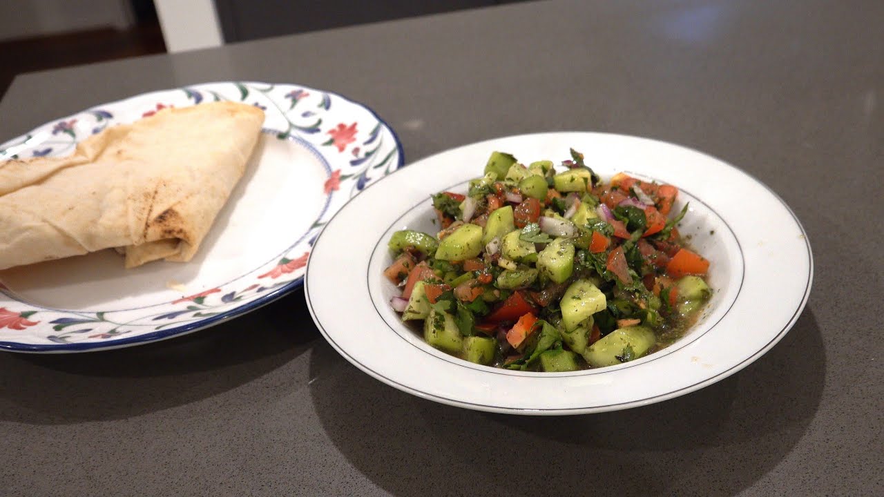 Ensalada de Pepino estilo Persa | Ensalada Shirazi - YouTube