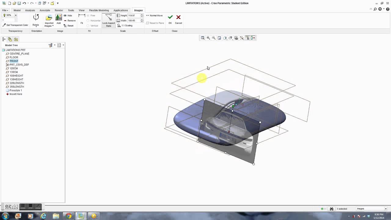 CREO Freestyle Car Body Tutorial - YouTube