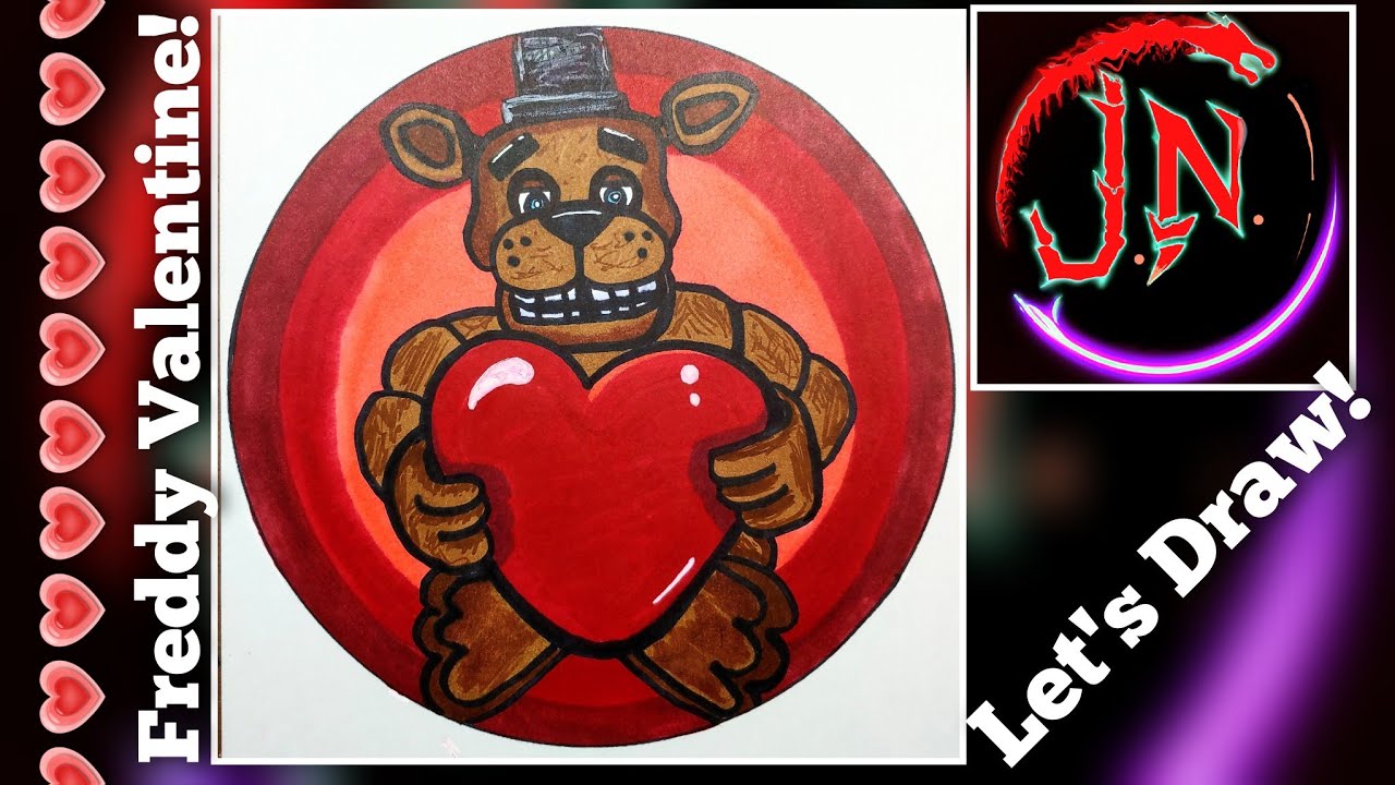 Freddy Fazbear Valentine / Valentine's Heart! FNAF Fan Art! # ...