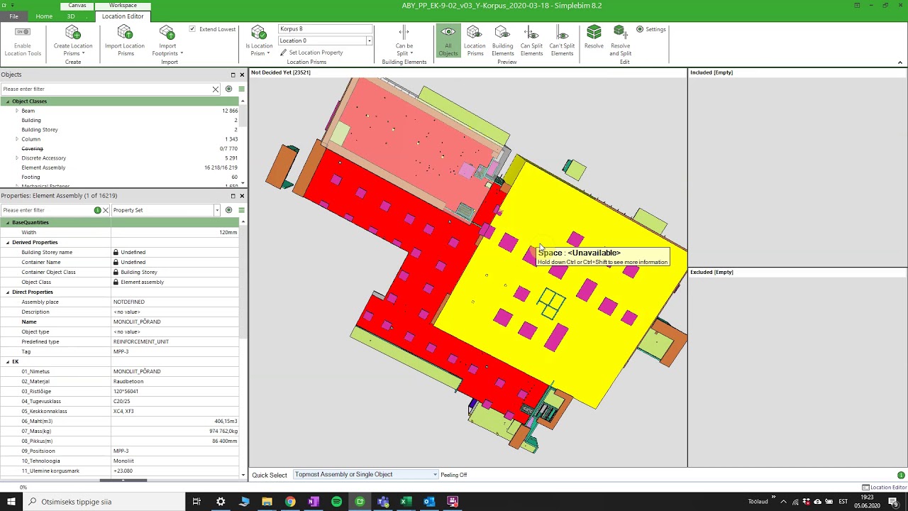 2.4 BIM TV Kuidas lõigata IFC-d SIMPLEBIM Location Editor-iga - YouTube