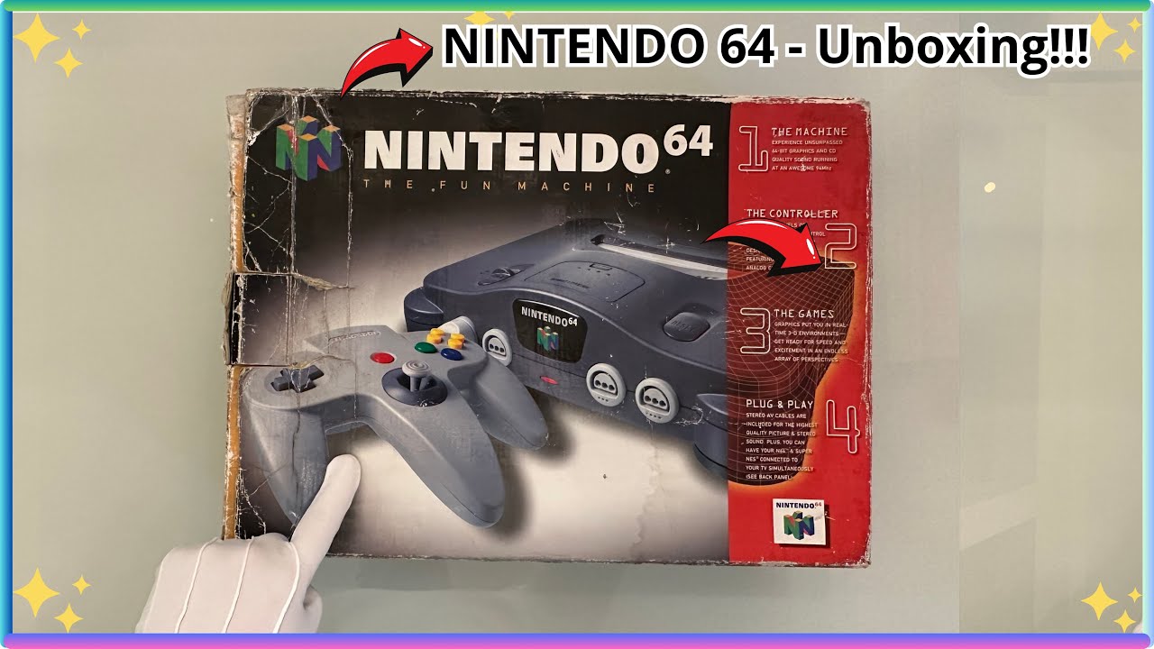 NINTENDO Evolution - #3 NINTENDO 64 Unboxing!!! - YouTube