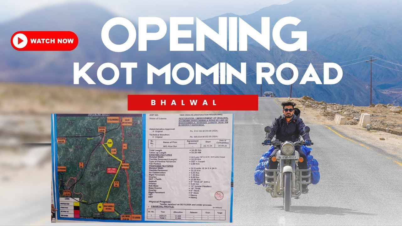 Grand Opening Ceremony of Kot Momin Road in Bhalwal | Major ...