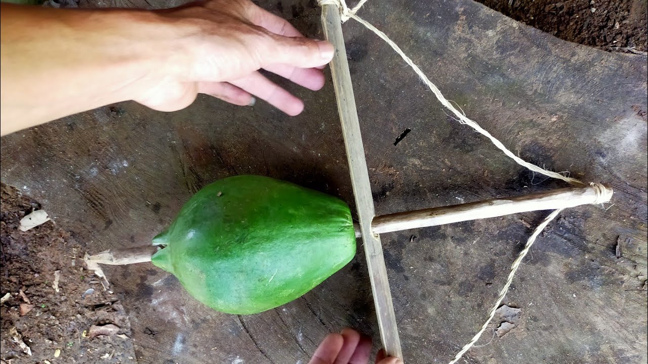 Membuat alat pembuat api dan tungku darurat - Teknologi primitif - YouTube