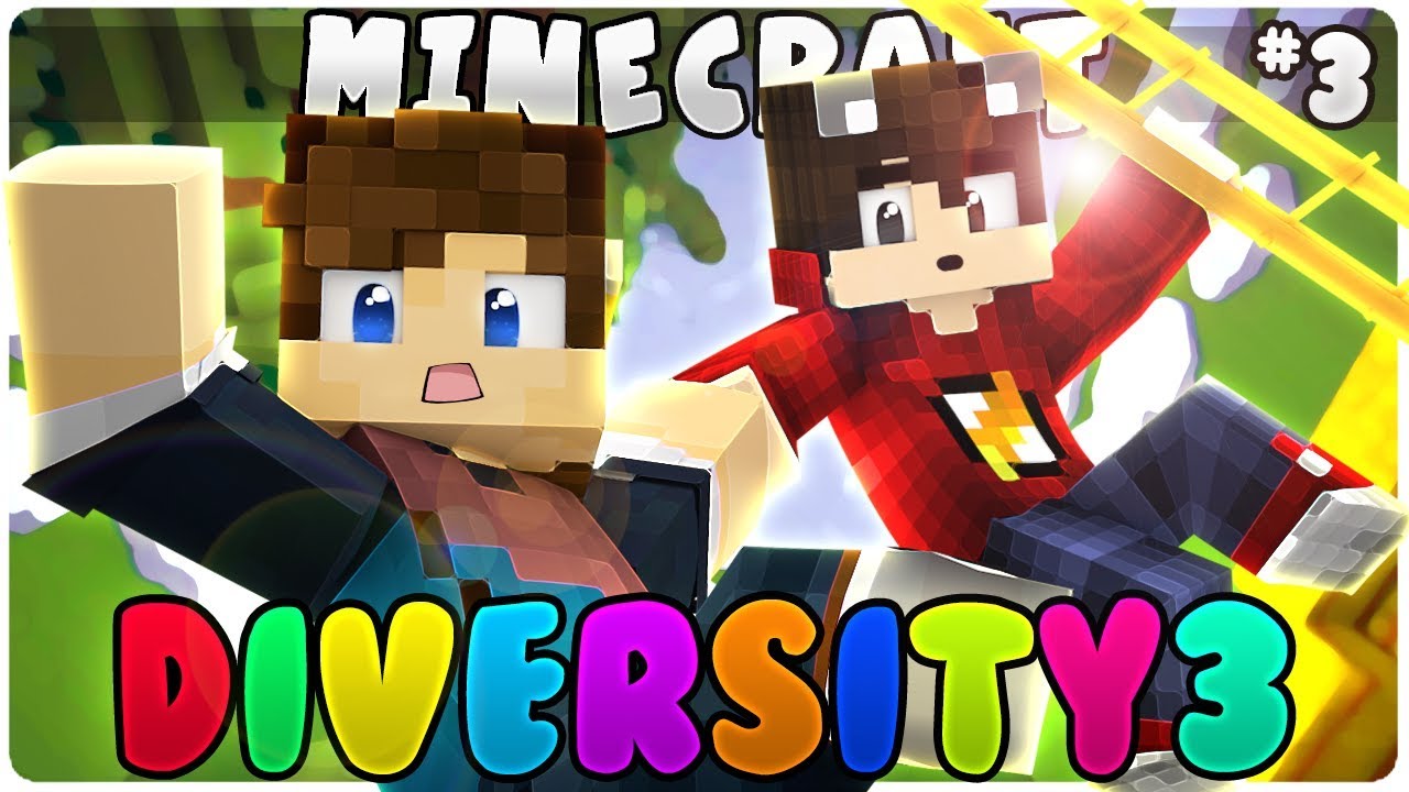 THE PINK WOOL! | Minecraft Diversity 3 "Parkour" | Part 3 - YouTube