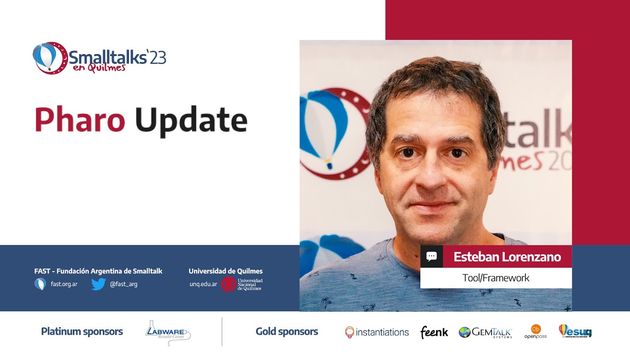 Pharo Update by Esteban Lorenzano - YouTube