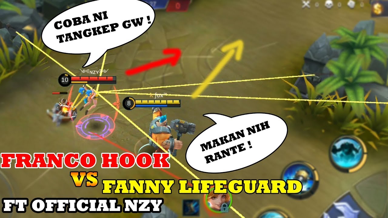 FRANCO HOOK VS FANNY LIFEGUARD FT OFFICIAL NZY - YouTube