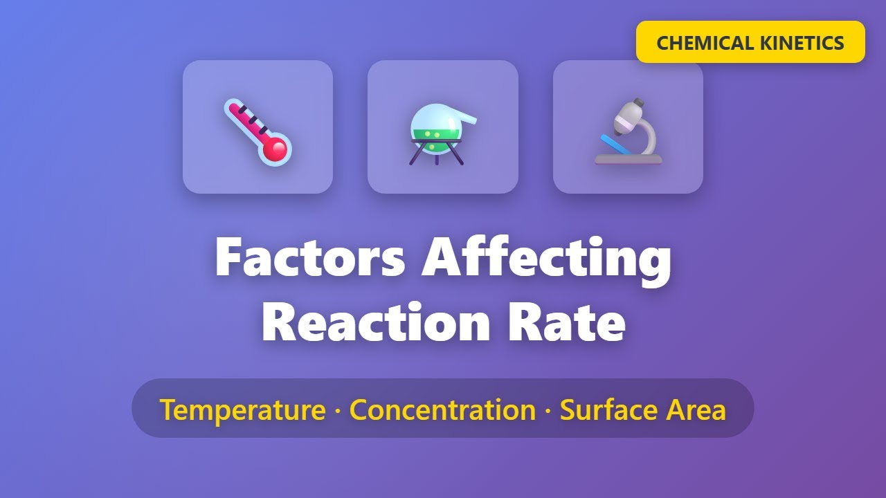 Factors Affecting Reaction Rate: Temperature, Concentration & Surface ...