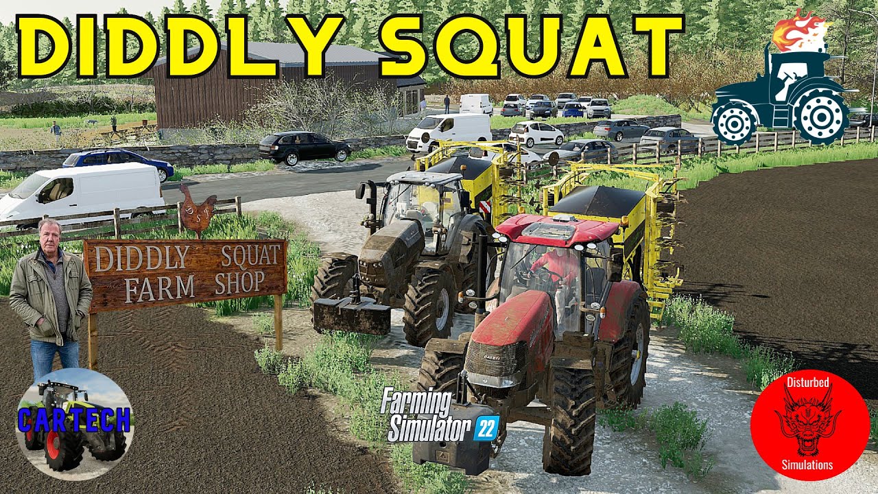 DIDDLY SQUAT FARM | TRACTORING CONTINUED | Multiplayer | FS22 | Ep 2 ...