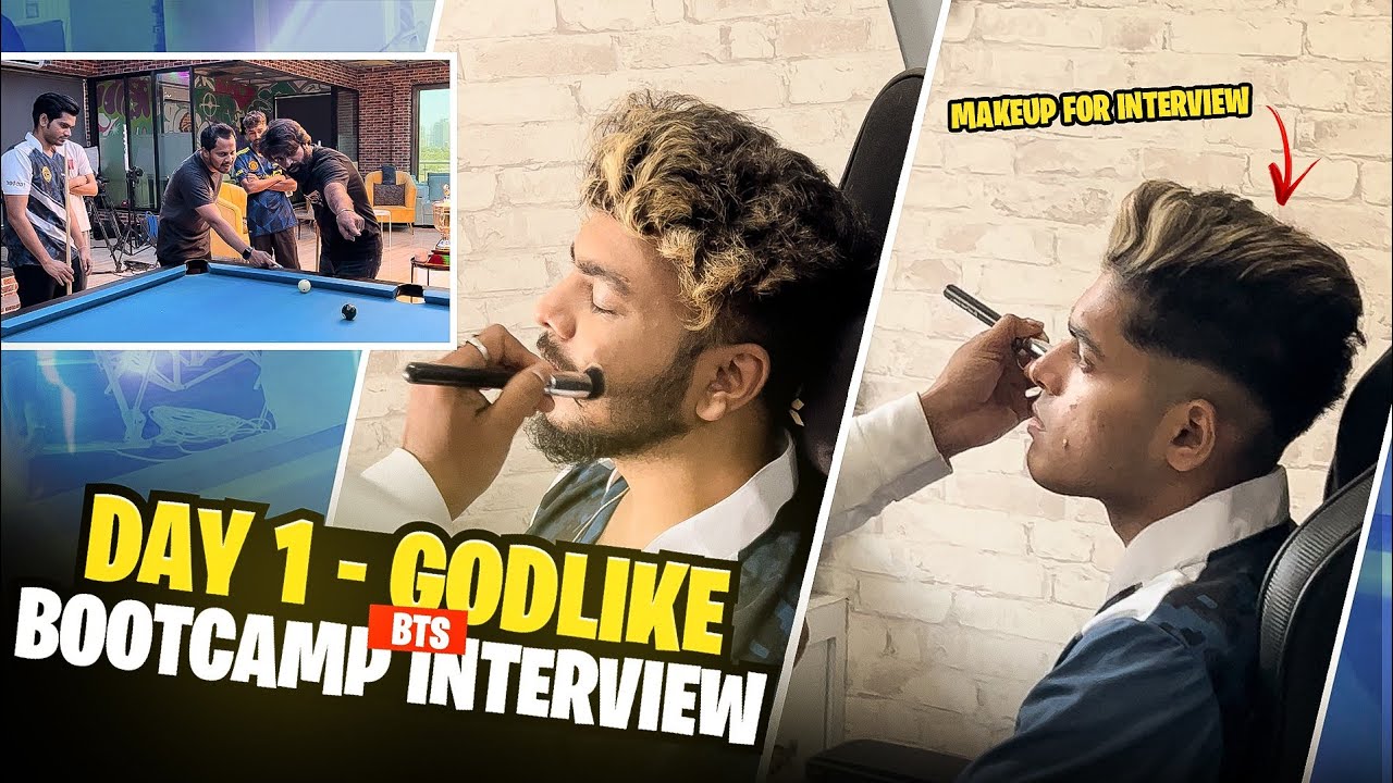 Day 1 - GodLike Bootcamp Interview BTS | GodL Guru - YouTube