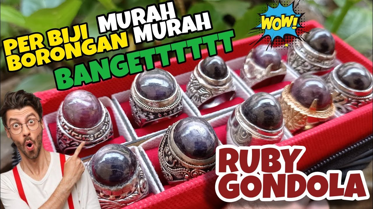 RUBY GONDOLA BORONGAN / BIJIAN MURAH BAANGEEETTTT - YouTube