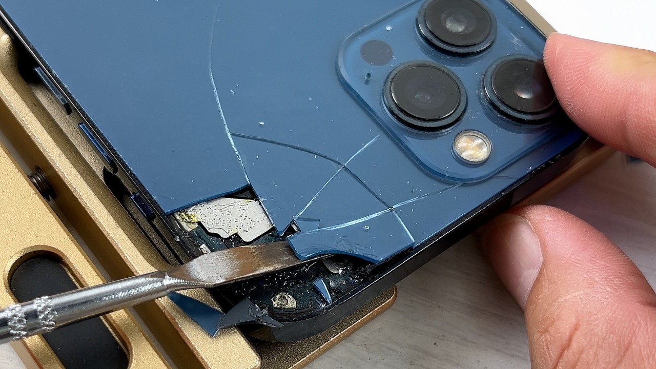FIX Your iPhone 12 Pro Max Back Glass in Minutes! - YouTube
