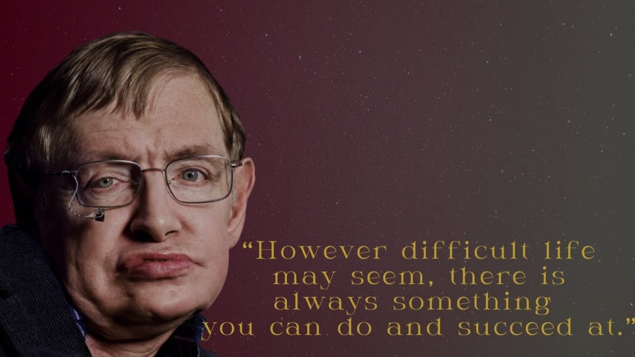 How to live in the world__Lessons from Stephen Hawking - YouTube