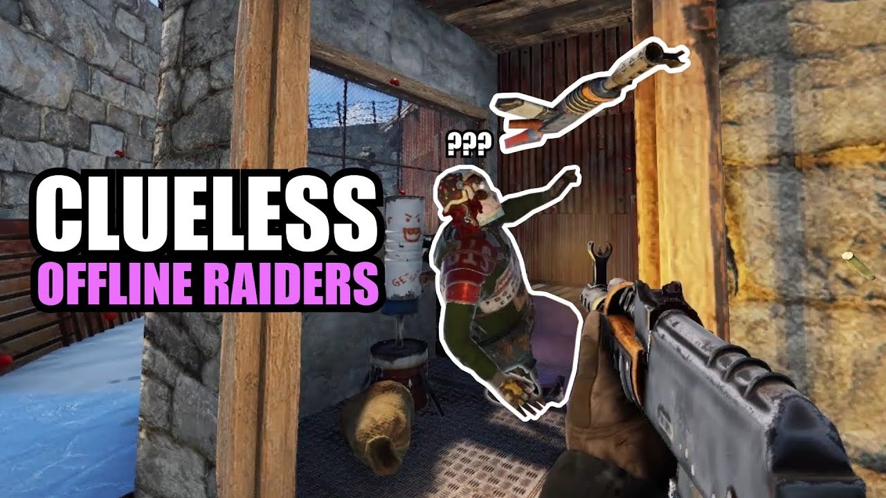 WAKING UP TO AN OFFLINE RAID | Rust Solo Survival (3 of 5) - YouTube