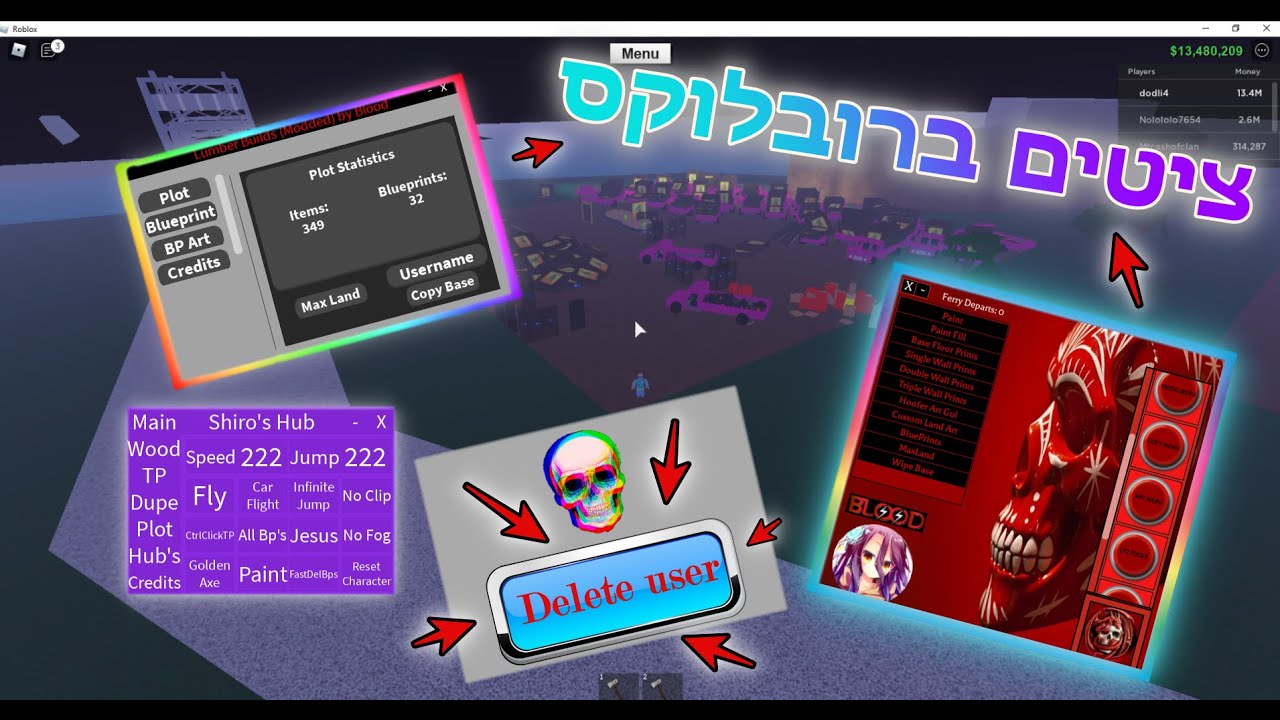 ציטים בלמבר טייקון exploit for LT2+ SCRIPT+dupe money script - YouTube