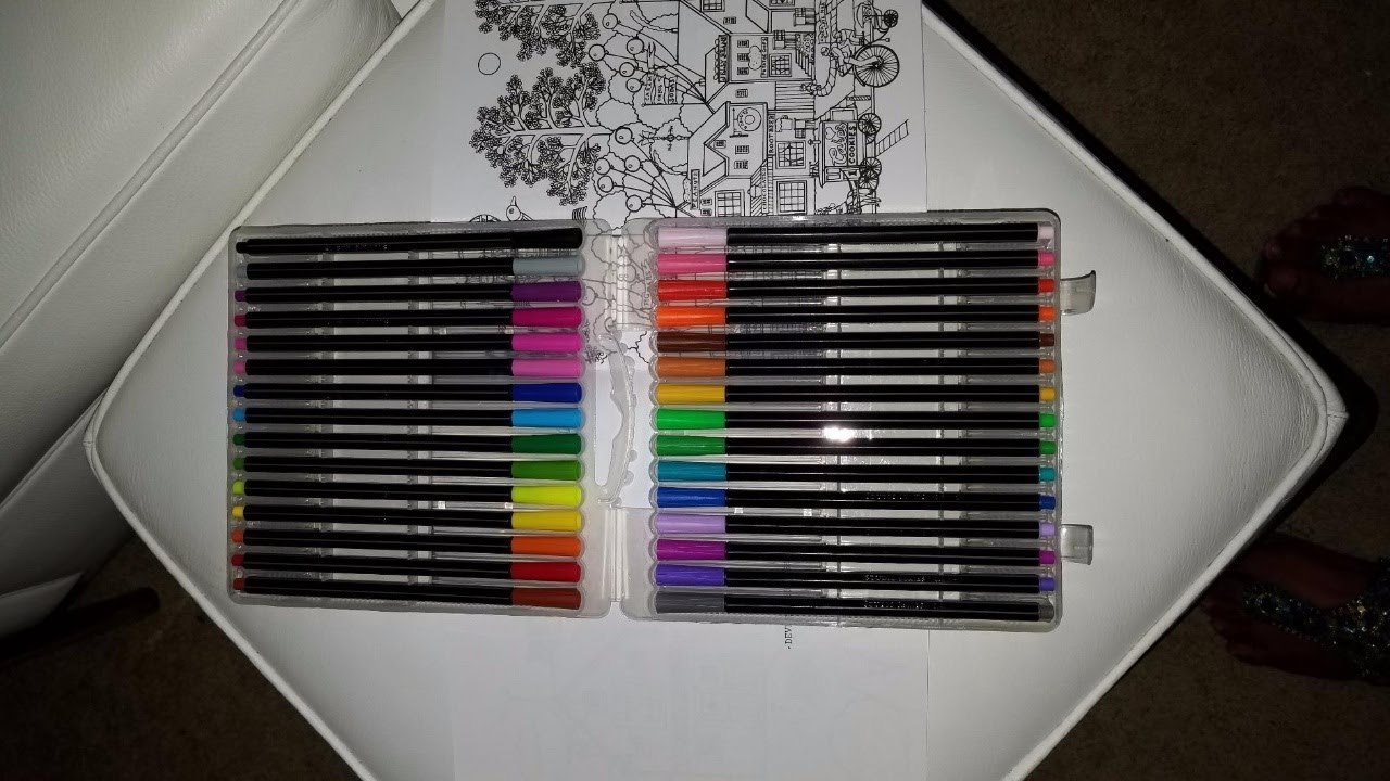 Studio Series Fine-Line Marker Set (30 vibrant colors, 0.4mm tips ...