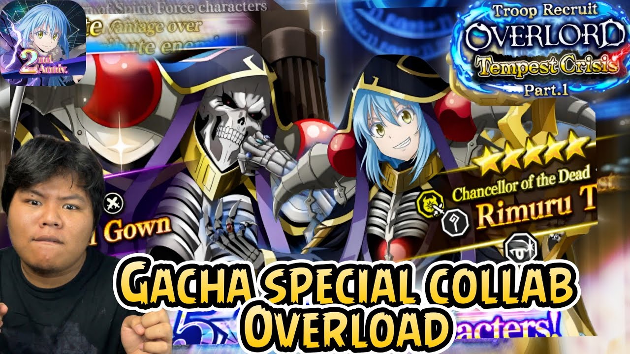 GOKIL NIH! GACHA SPECIAL COLLAB OVERLORD DENGAN GAME SLIME ISEKAI ...