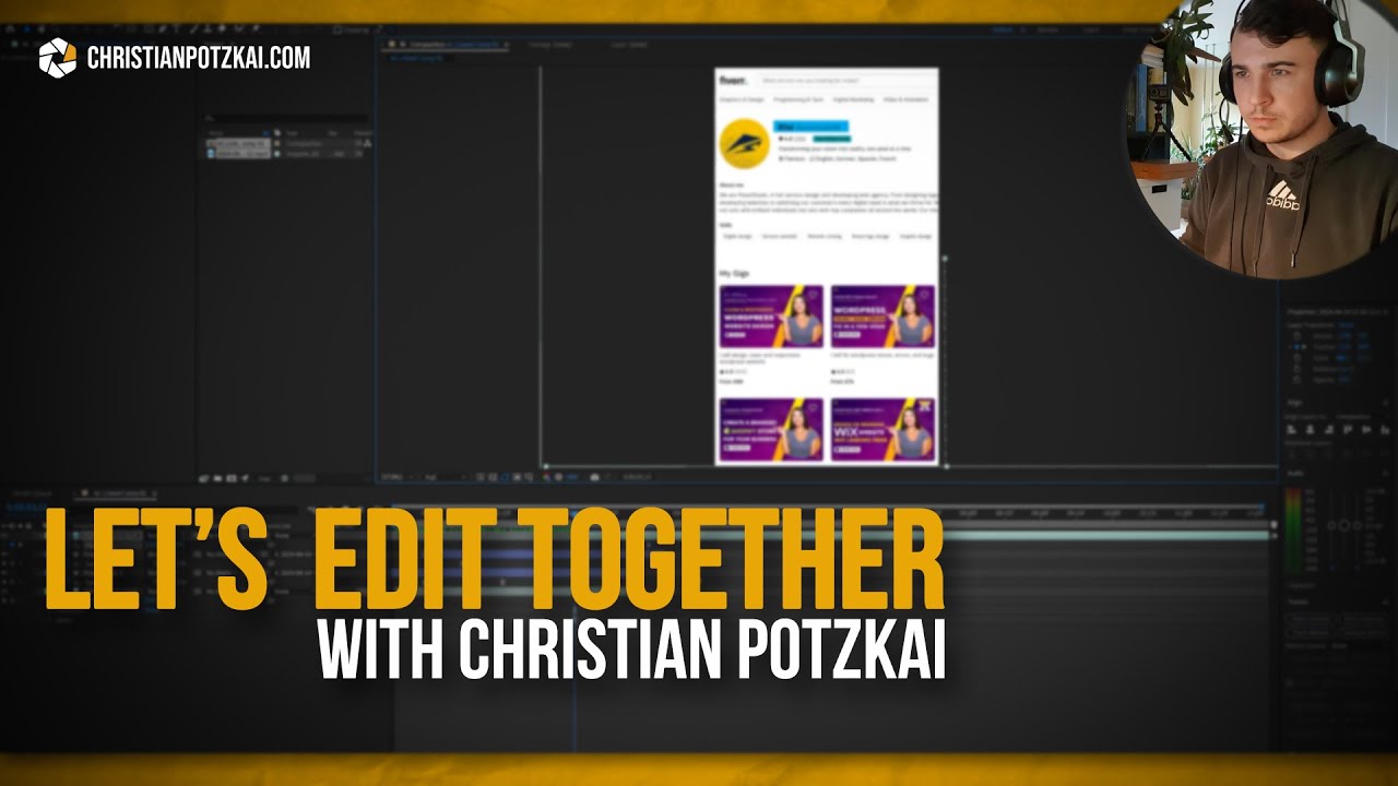 Let's Edit Together w/ Christian Potzkai - YouTube