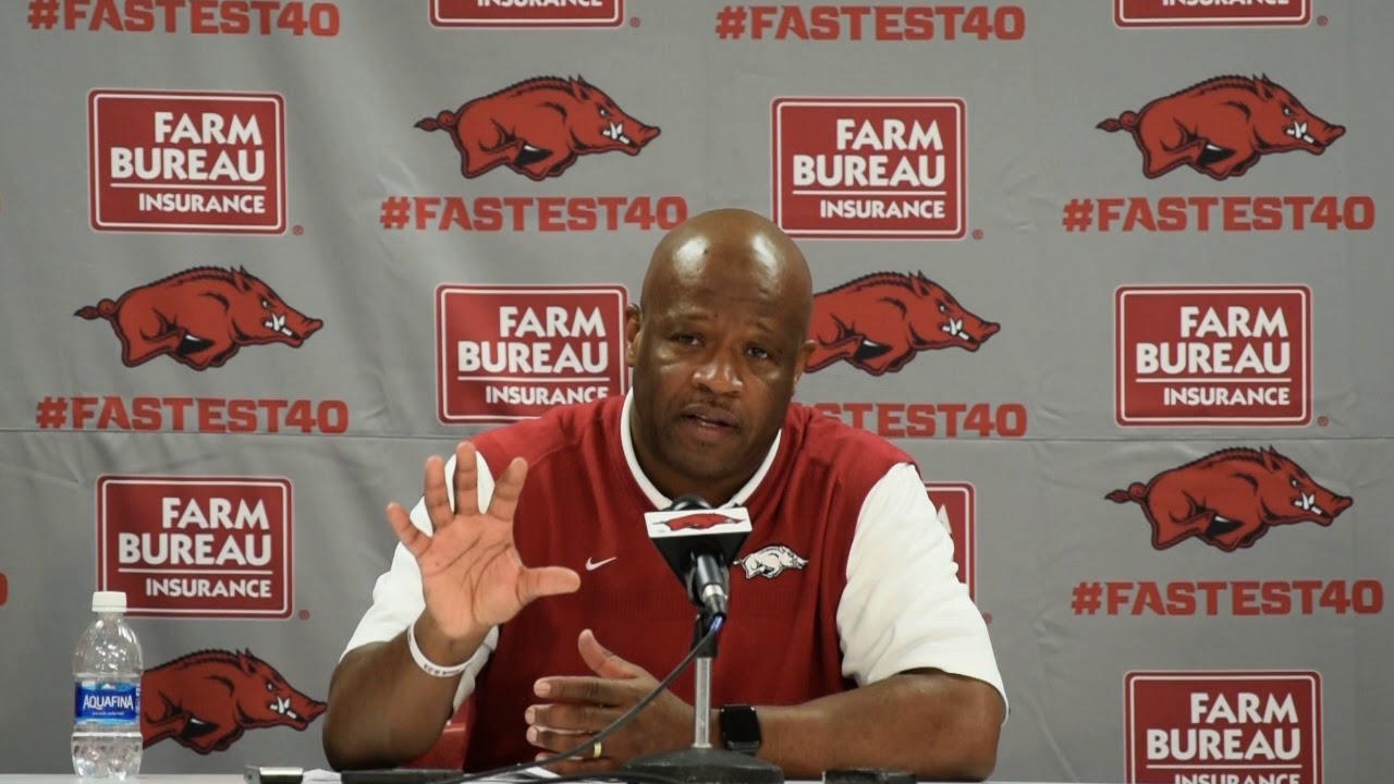 Hit That Line: Hogs coach Mike Anderson - YouTube