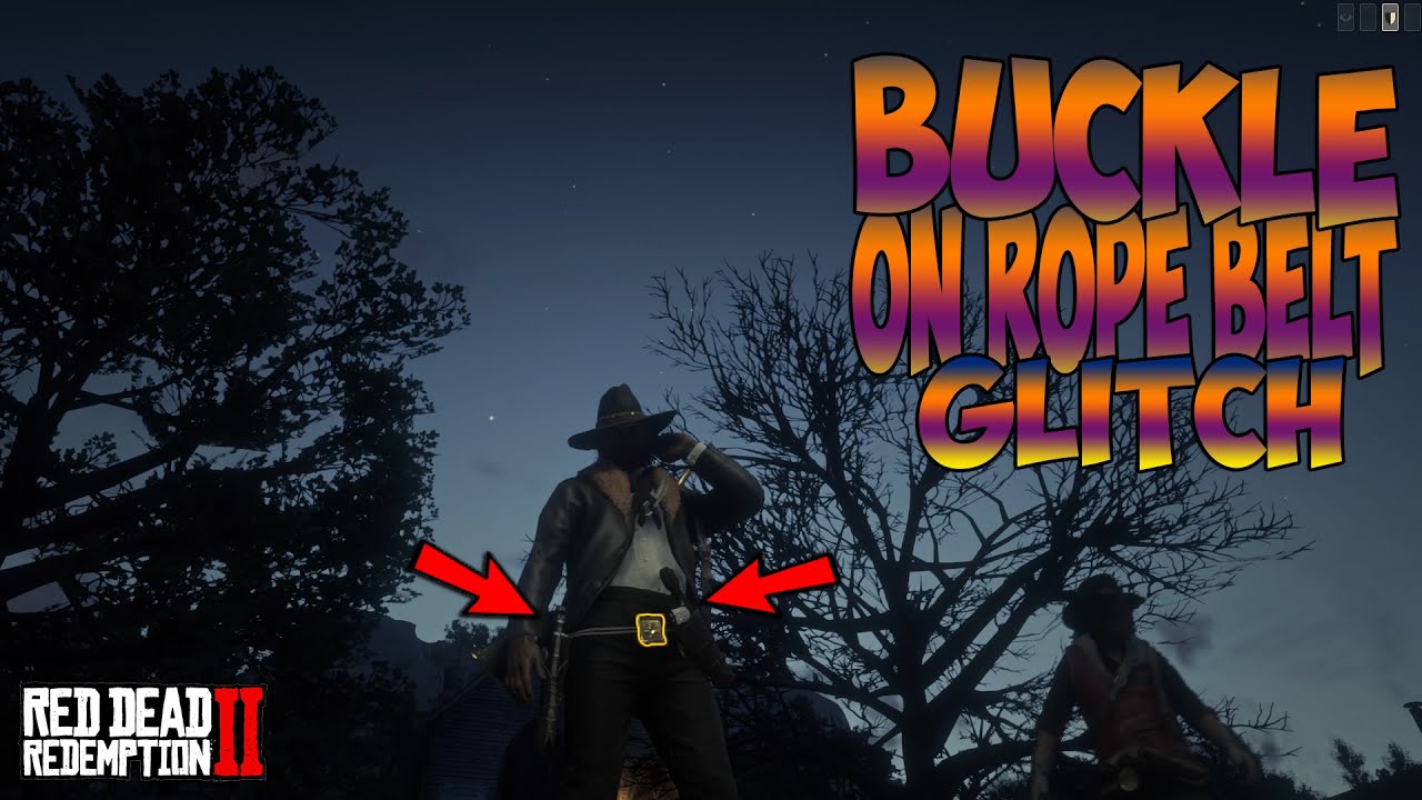 RDO Glitch | BUCKLE ON ROPE GUN BELT Glitch! (CLOTHING GLITCH) (PATCHED ...