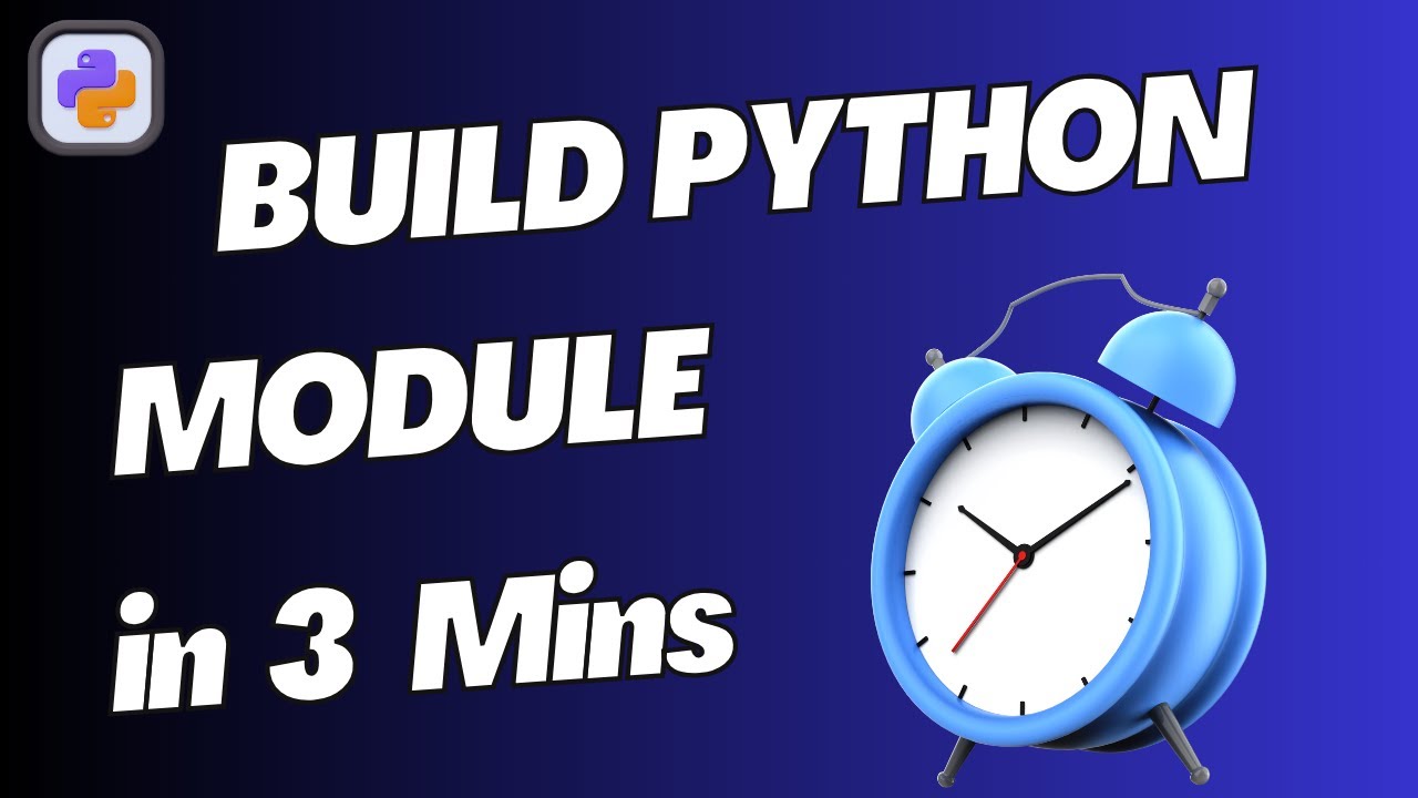 Build Python Module 📦🐍 In 3 Mins ⏱️ Coding Python Pythonforbeginners Youtube
