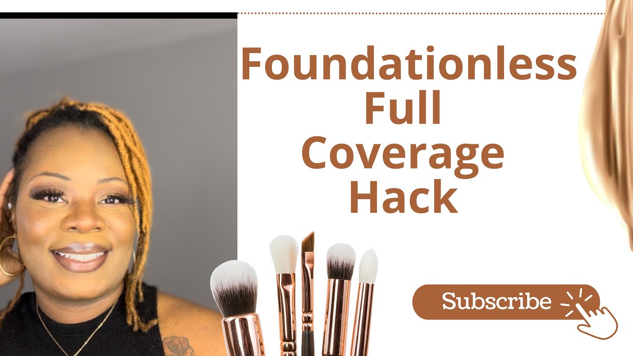 Foundationless Full Coverage Makeup Tutorial Ft. MOXI Cosmetics - YouTube