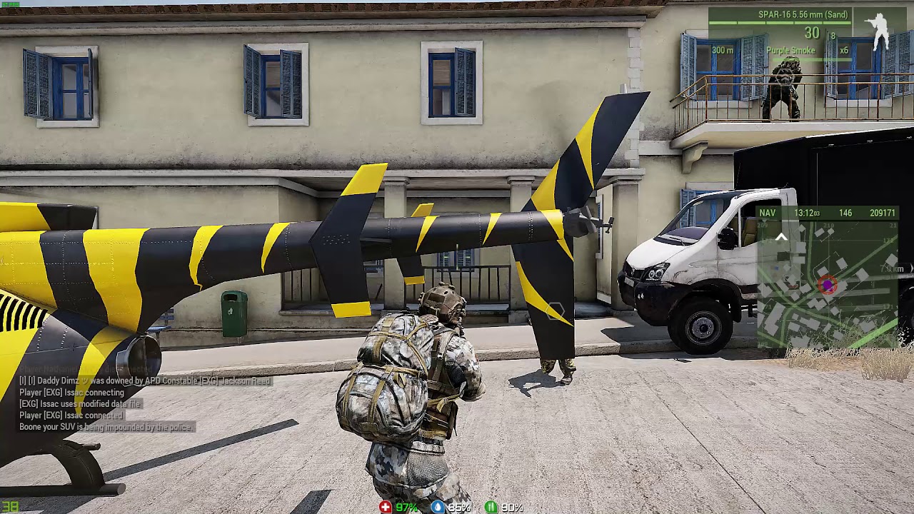 Arma 3 - Walk into the rotor - YouTube
