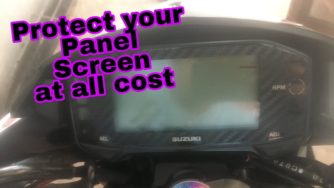 HOW TO INSTALL PANEL GAUGE PROTECTOR ON RAIDER 150 FI - YouTube