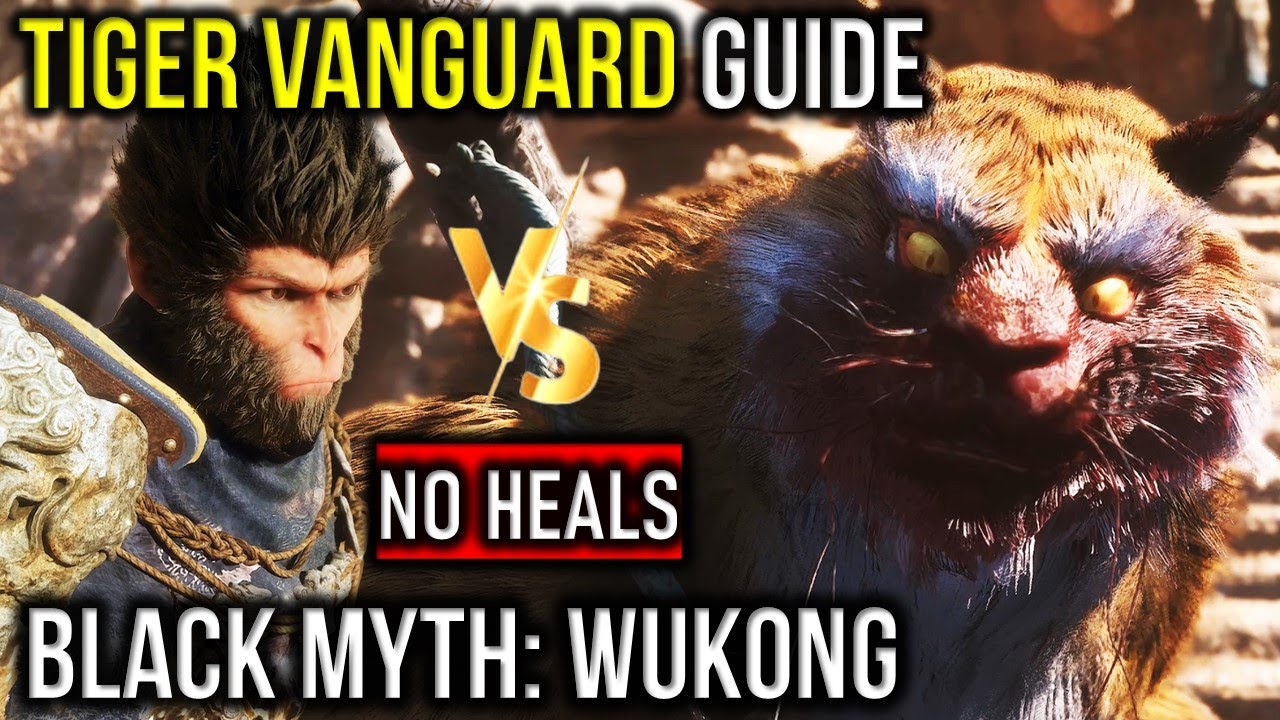 Defeating Tiger Vanguard Black Myth Wukong Boss Guide Temple Entrance ...
