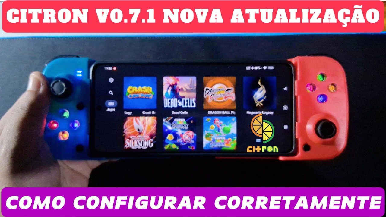 NOVO CITRON V0.7.1 COM MAIS DESEMPENHO E ESTABILIDADE EM JOGOS SWITCH ...
