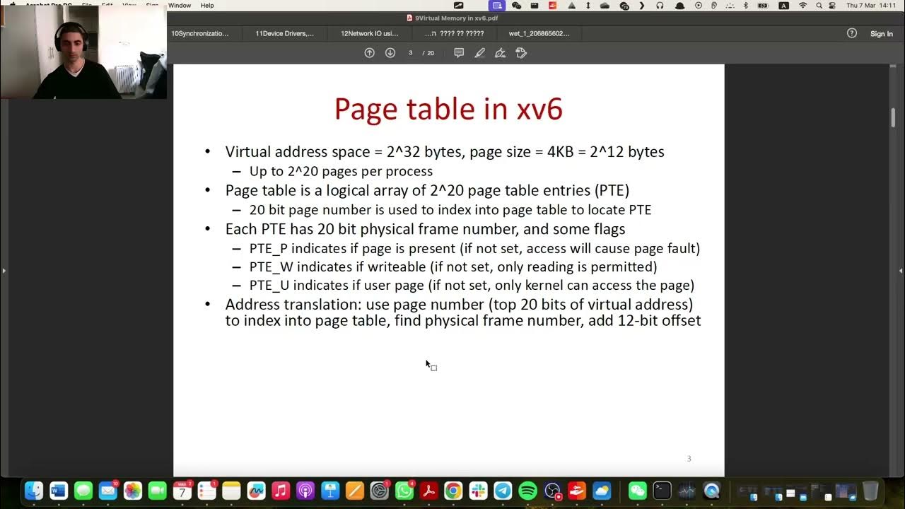 xv6 Virtual Memory - YouTube
