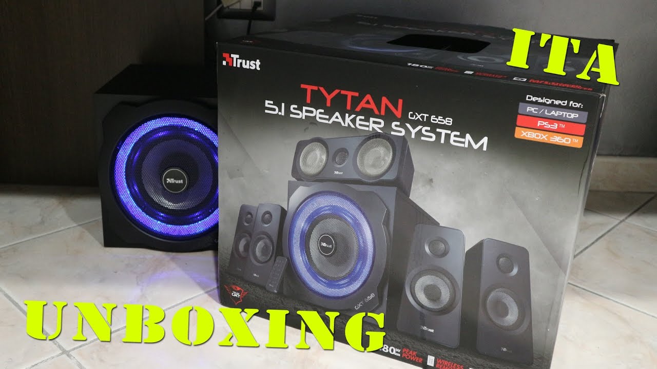 LE NUOVE CASSE GXT 658 !!! (5.1)-(UNBOXING)-(WillyTech) - YouTube