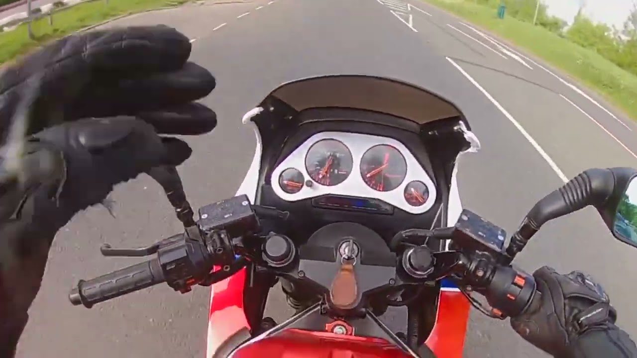 VF750 Interceptor-First run out for 15 years - YouTube