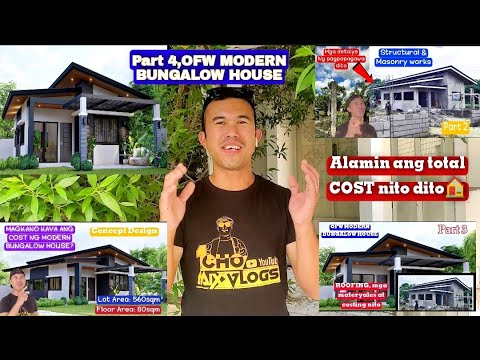 OFW MODERN BUNGALOW HOUSE part 4 | Fencing-Plumbing at Electrical | Mga ...