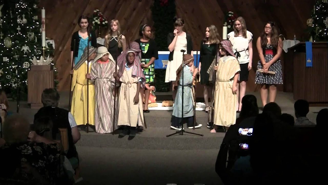 Kindergarten - 8th Grade Christmas Pageant 2012 - YouTube