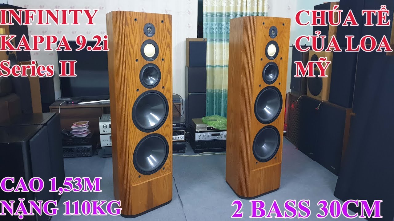 chúa tể của loa MỸ đã xuất hiện INFINITY KAPPA 9.2i SERIES II,2 BASS ...